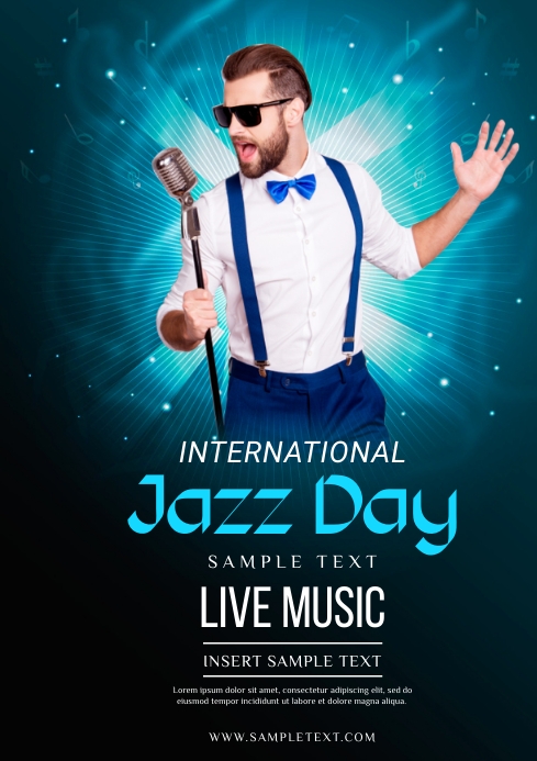 JAZZ CONCERT TEMPLATE | PosterMyWall