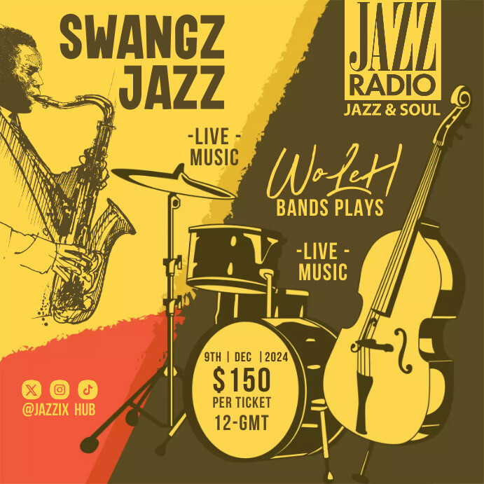 jazz Template | PosterMyWall