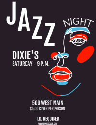 JAZZ CLUB JAZZ BAR Template | PosterMyWall