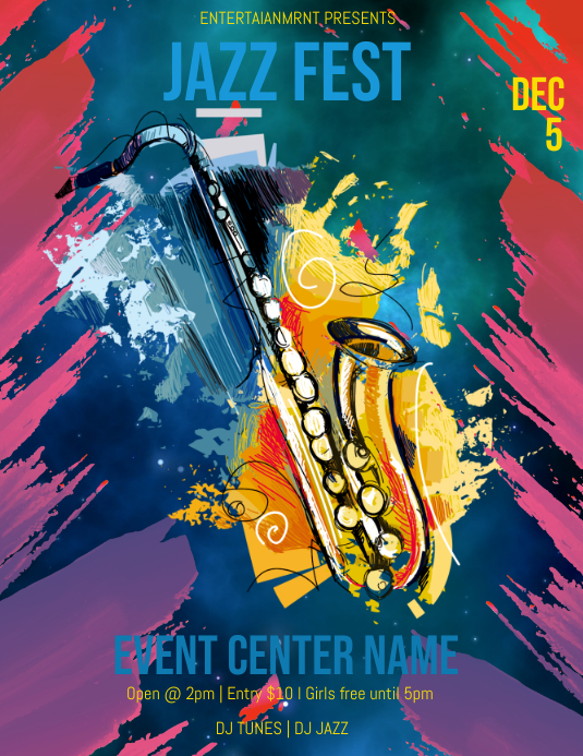Jazz Fest Template | PosterMyWall