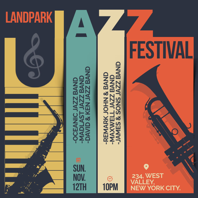 Plantilla de JAZZ festival | PosterMyWall