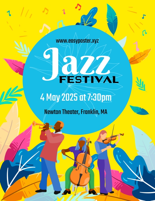 Jazz Festival Flyer Template | PosterMyWall
