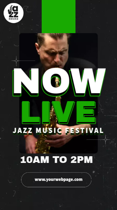 Plantilla de Jazz Live Music Template | PosterMyWall