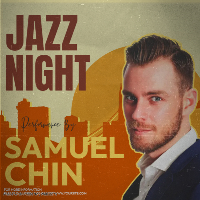 Jazz Music Ads Template | PosterMyWall