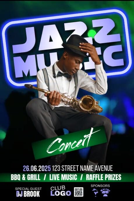 Jazz Music Concert Template | PosterMyWall