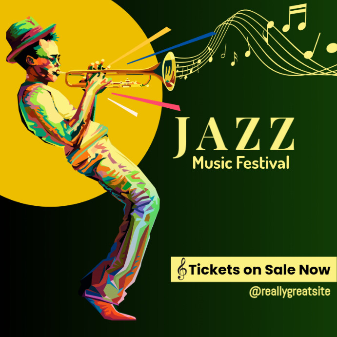 Plantilla de Jazz Music Festival Instagram Post | PosterMyWall