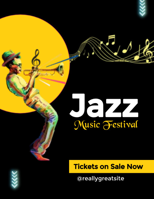 Jazz Music Flyer Template | PosterMyWall