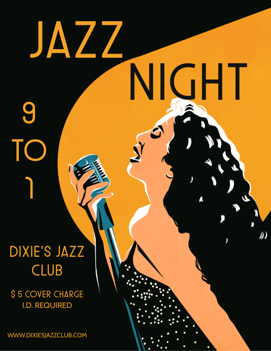 JAZZ NIGHT Template | PosterMyWall