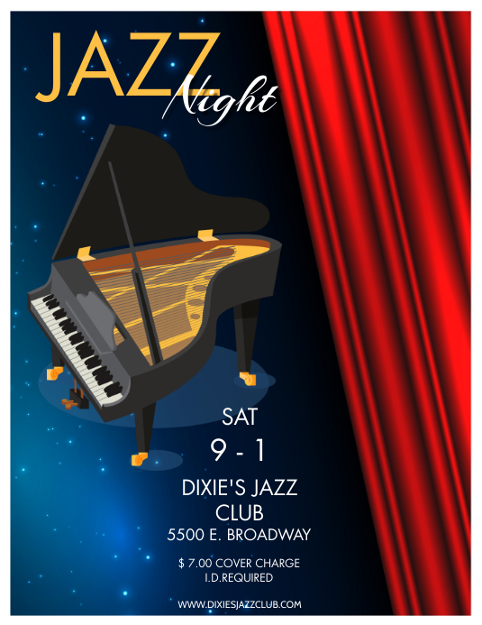 Copy of JAZZ NIGHT | PosterMyWall
