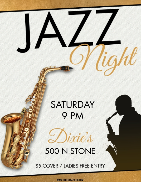 JAZZ NIGHT Template | PosterMyWall