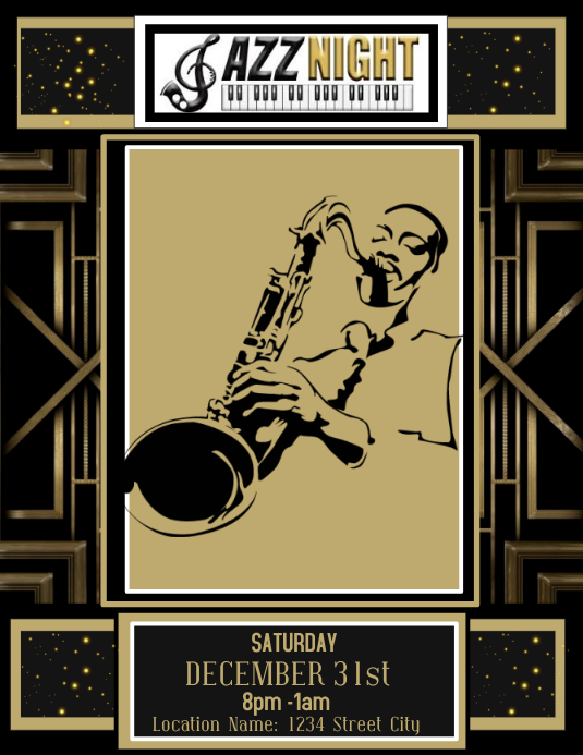 Copy of jazz night | PosterMyWall
