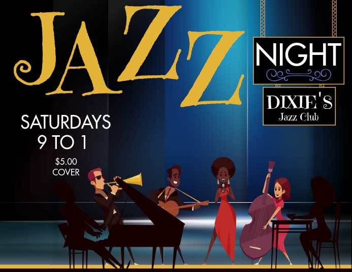 JAZZ NIGHT Template | PosterMyWall