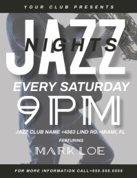 Jazz Night Flyer Template | PosterMyWall