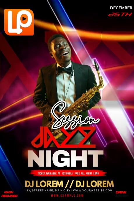 Jazz Night Session Template | PosterMyWall