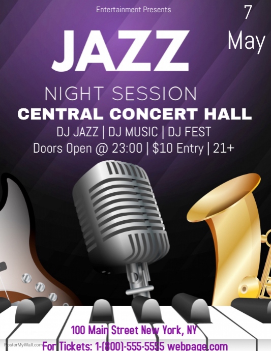 Copy of Jazz Night Sessions | PosterMyWall