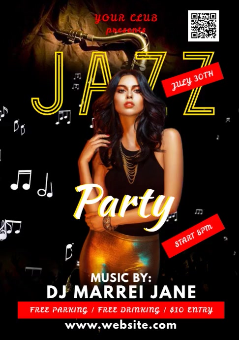 jazz party Template | PosterMyWall