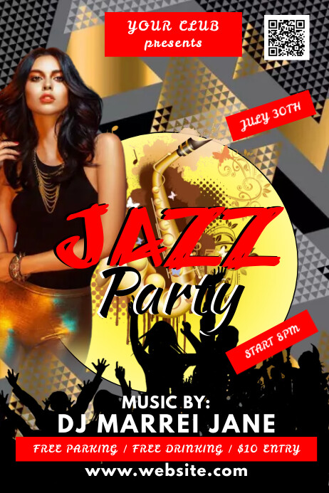 Plantilla de jazz party | PosterMyWall
