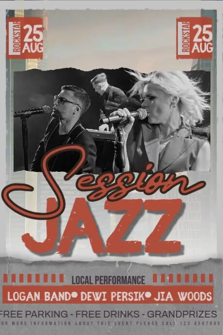 Modèle Jazz Session Music Festival | PosterMyWall