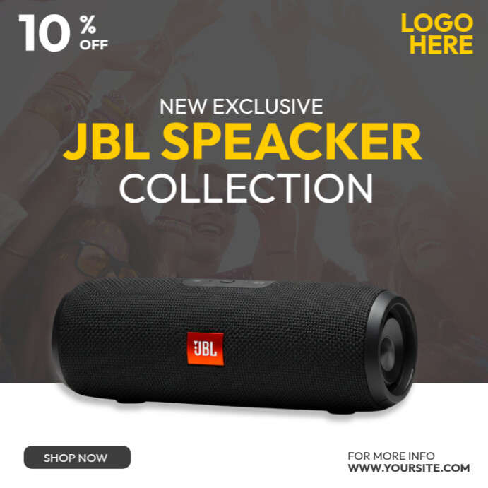 Szablon JBL speaker Template | PosterMyWall