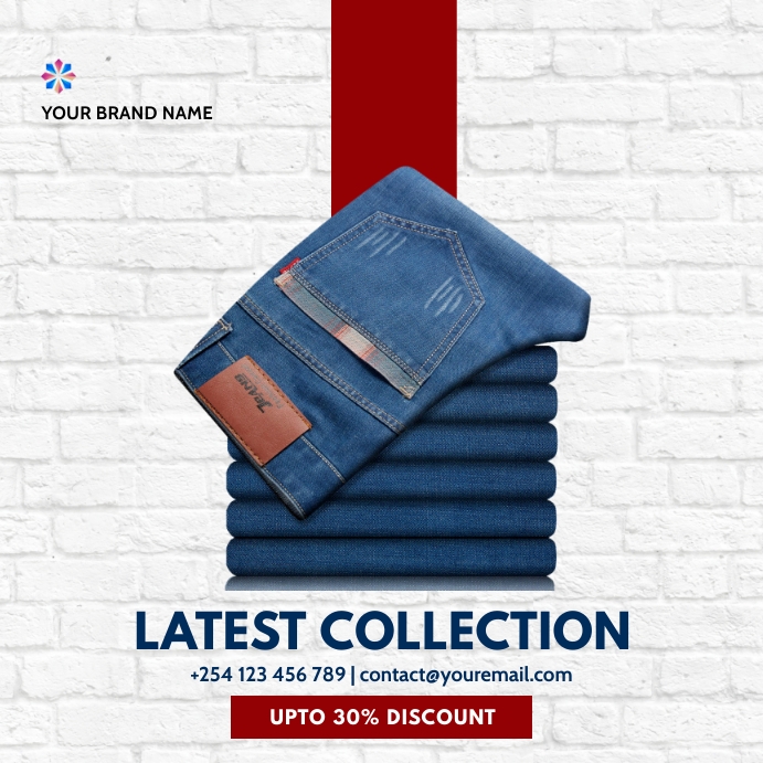 jeans fashion sale template | PosterMyWall