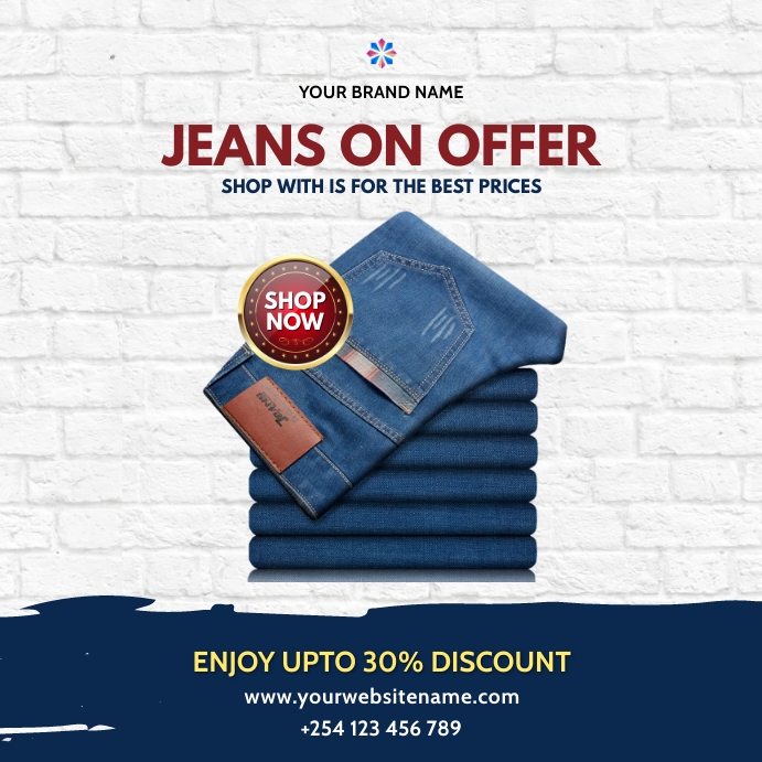 jeans fashion sale template | PosterMyWall