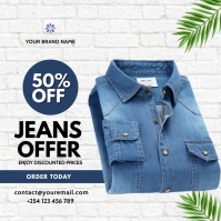 jeans jacket fashion sale template | PosterMyWall