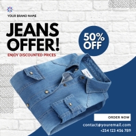 jeans jacket fashion sale template | PosterMyWall