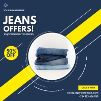 jeans jacket fashion sale template | PosterMyWall