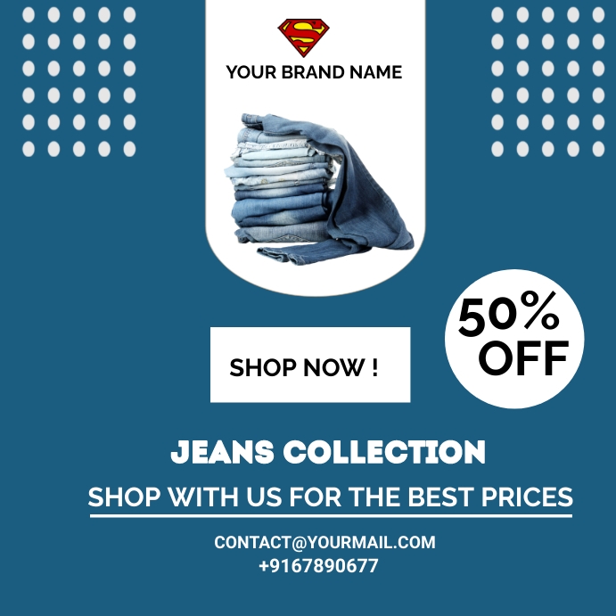 Copy of Jeans sale poster | PosterMyWall