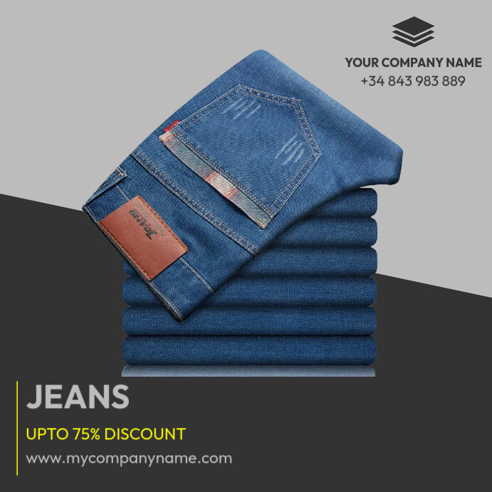 jeans sales Template | PosterMyWall