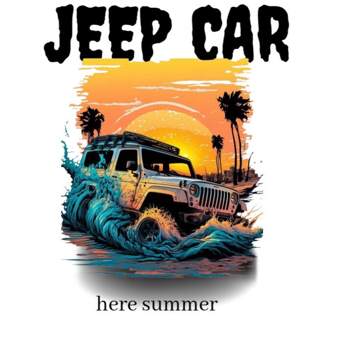 Plantilla de JEEP CAR | PosterMyWall
