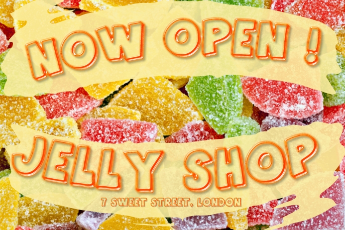 JELLY SHOP POSTER 2020 Template | PosterMyWall