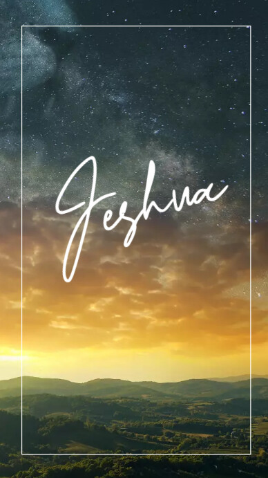 Jeshua Phone Wallpaper, Background Template | PosterMyWall