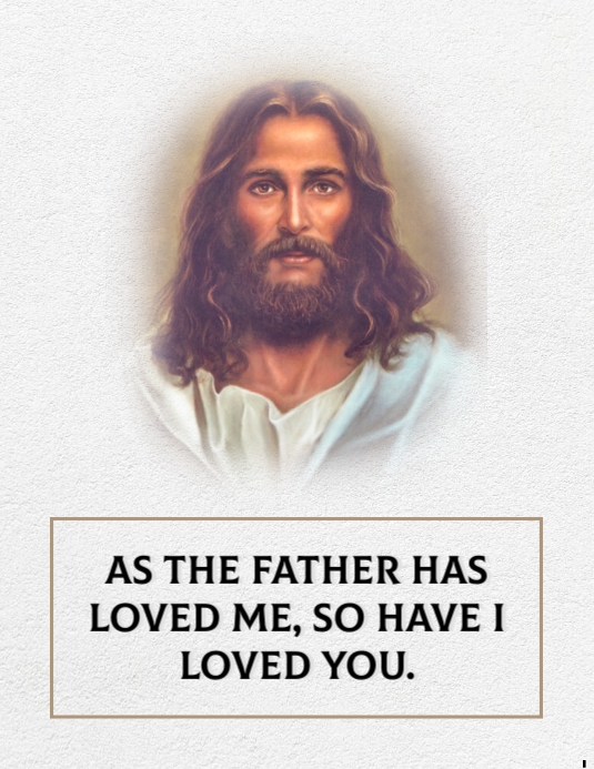 Copy of Jesus Christ love quote design template | PosterMyWall