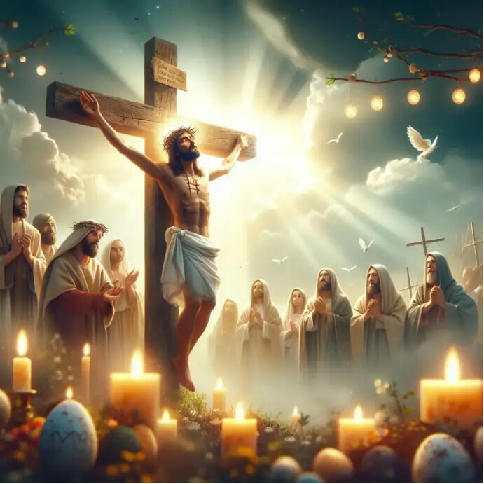 Jesus Christ on the cross Template | PosterMyWall