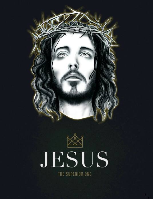 Jesus Christ throne quote poster tempate Template | PosterMyWall