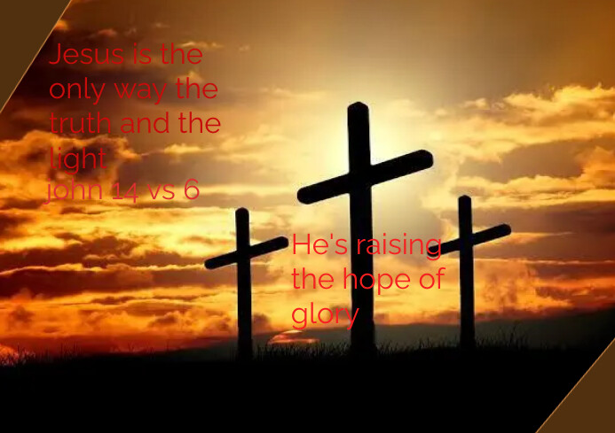 Jesus cross Template | PosterMyWall