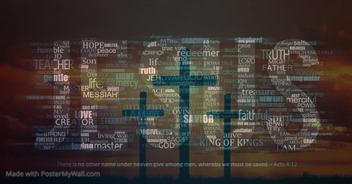 Plantilla de Jesus | PosterMyWall