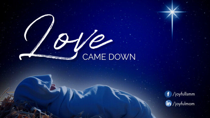 Copy of Jesus In A Manger Digital Display (16:9) | PosterMyWall