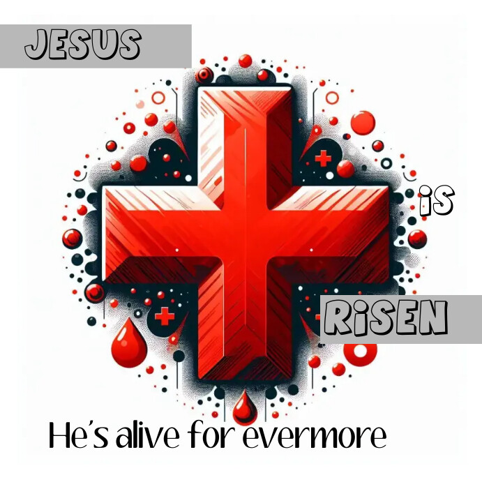 Jesus is risen Template | PosterMyWall