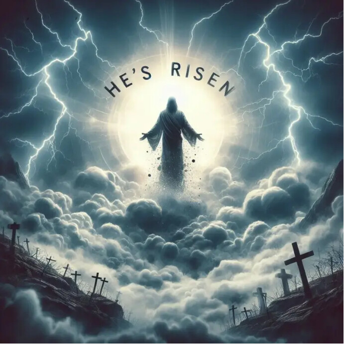 Copy of Jesus is risen | PosterMyWall