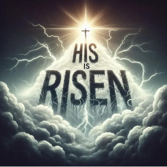 Copy of Jesus is risen | PosterMyWall