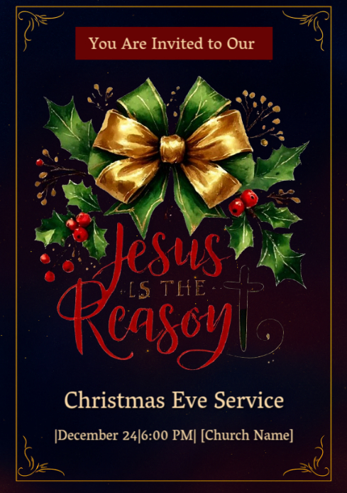 Jesus is the reason Template | PosterMyWall