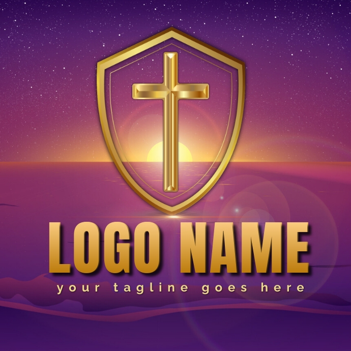 jesus logo, christian logo, church logo, logo Template | PosterMyWall