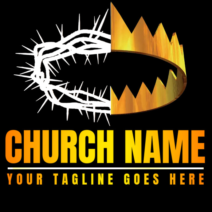 Copy of jesus logo, christian logo, church logo, logo | PosterMyWall