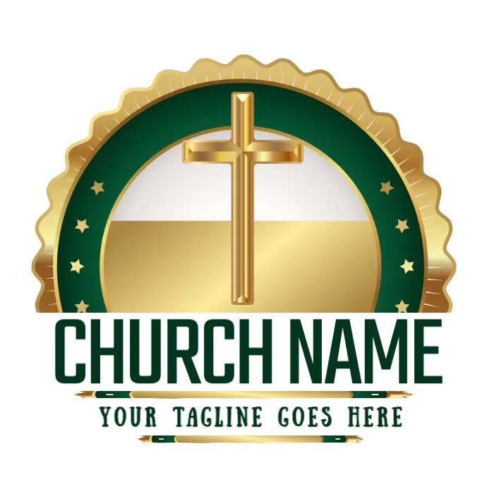 Copy of jesus logo, christian logo,church logo, logo | PosterMyWall