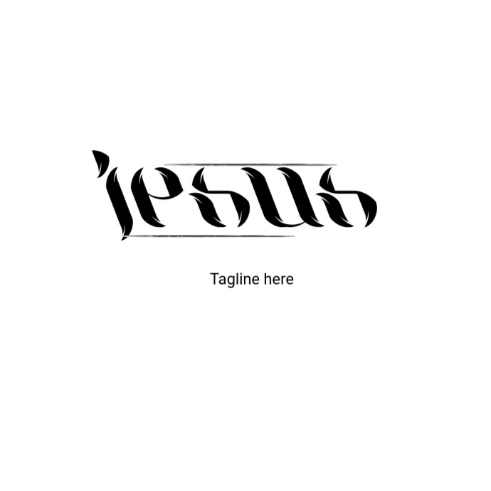 Copy of jesus logo | PosterMyWall