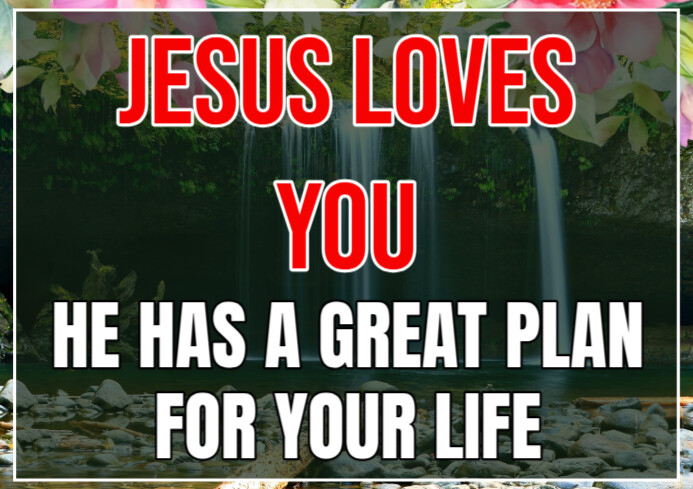 Jesus Loves you Ad Template | PosterMyWall