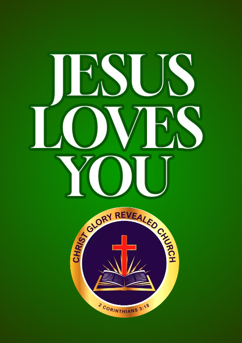 jesus loves you Template | PosterMyWall