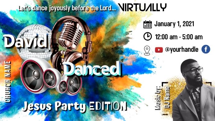 Jesus Party Template | PosterMyWall